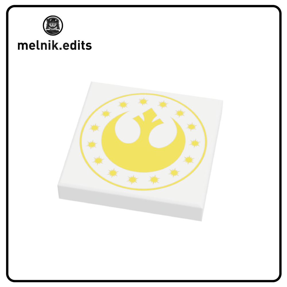 LEGO® 2x2 Tile New Republic white | Hall of Bricks