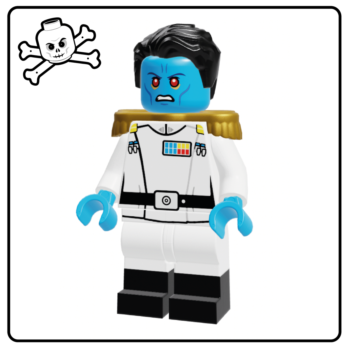SW Customs Admiral Thrawn Minifigure by Melnik.edits – Hall of Bricks