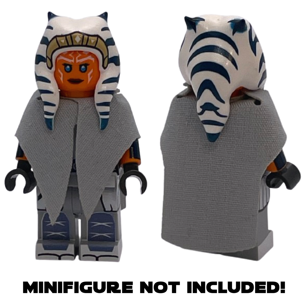 Ahsoka Cape Upgrade Light Bluish Gray – Hall of Bricks