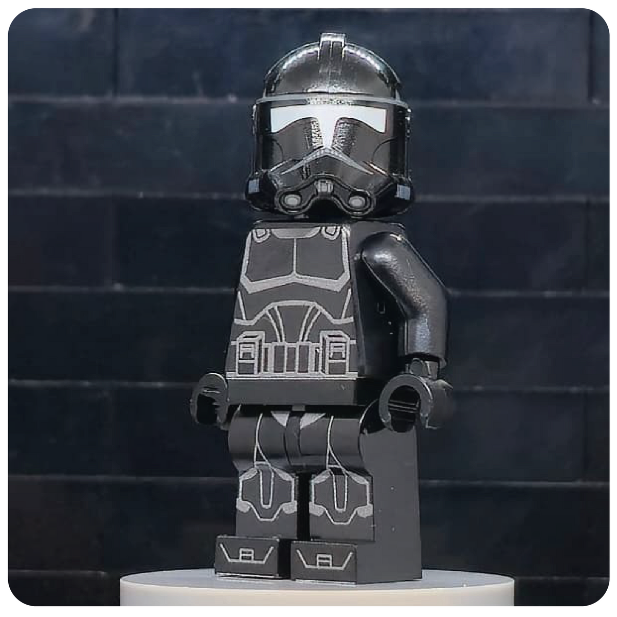 SW Customs Collectible Figure - Shadow Clone Trooper – Hall of Bricks