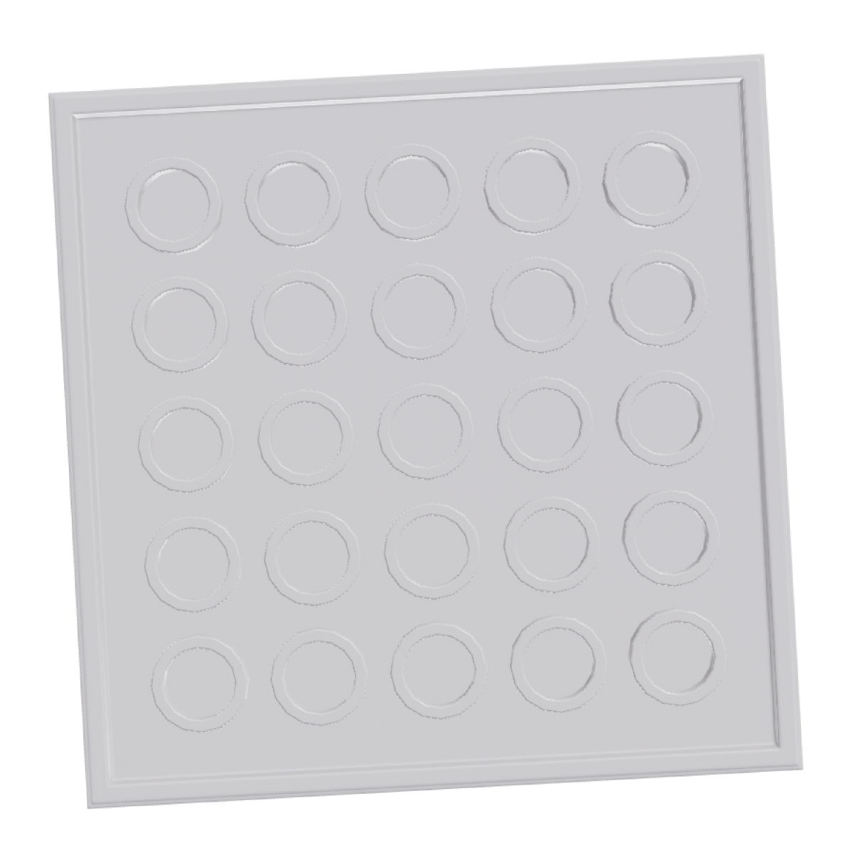 LEGO® 6x6 Tile Republic light bluish gray – Hall of Bricks