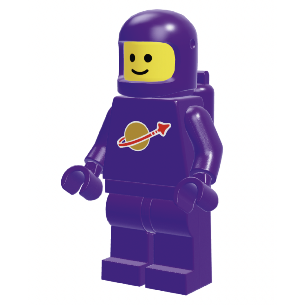 LEGO® Minifigure Classic Space Dark Purple – Hall of Bricks