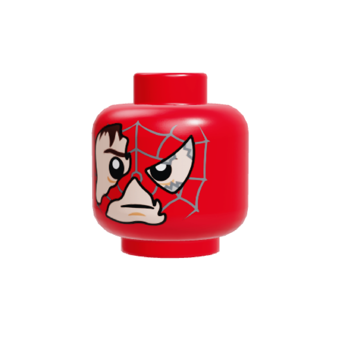 Super Heroes Head Spidey´s Battle Damaged Mask – Hall of Bricks