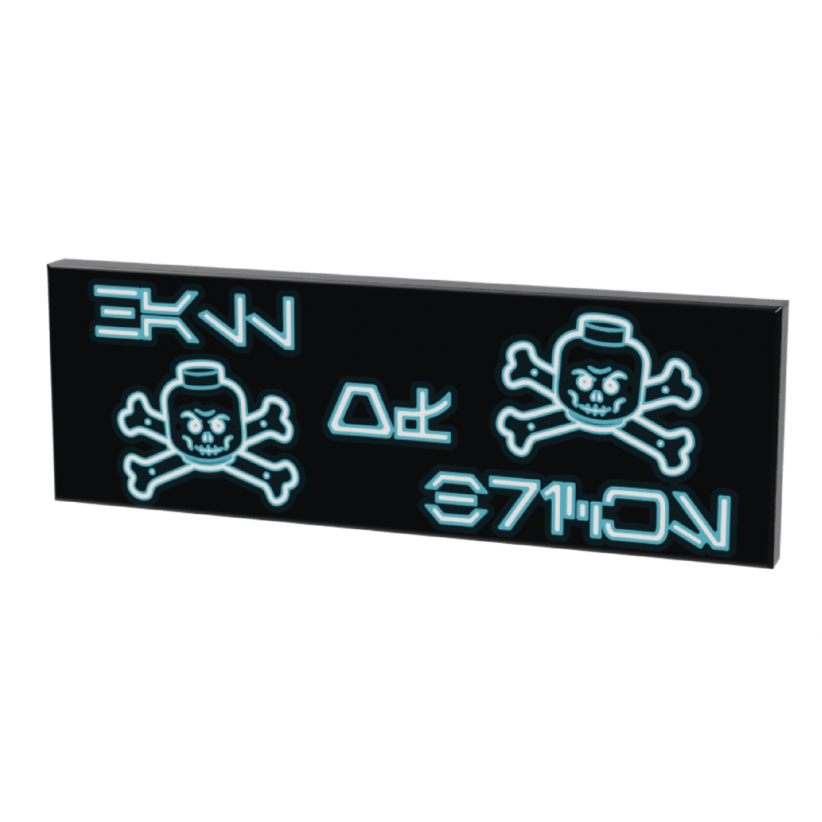 2x6 Tile Coruscant Neon Series - HoB Shop – Hall of Bricks