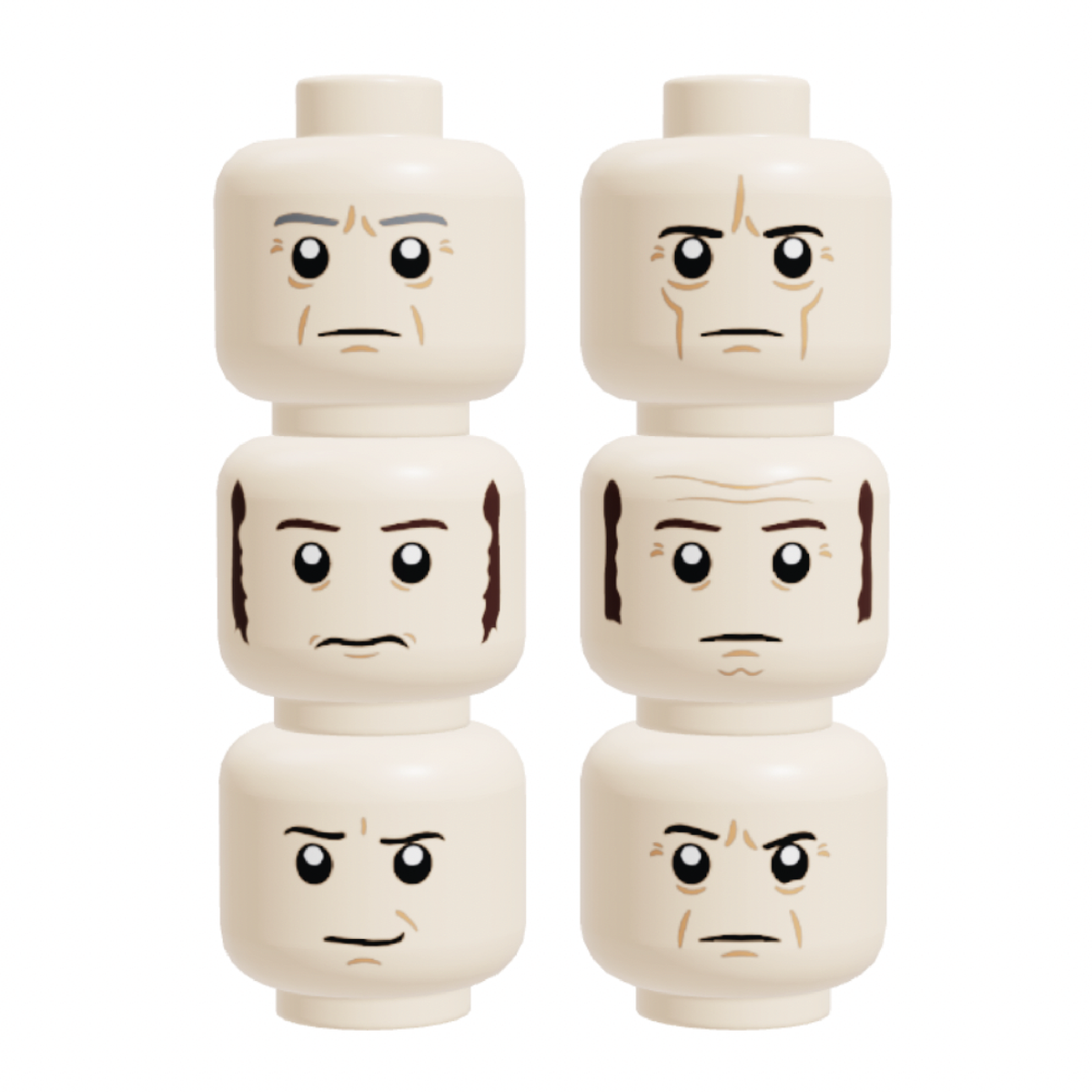 Conference Room Heads 6-pack – Hall of Bricks