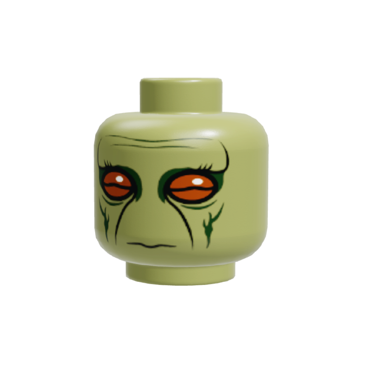 SW Customs - Civilian Head Series - Duros Female Olive Green – Hall of ...