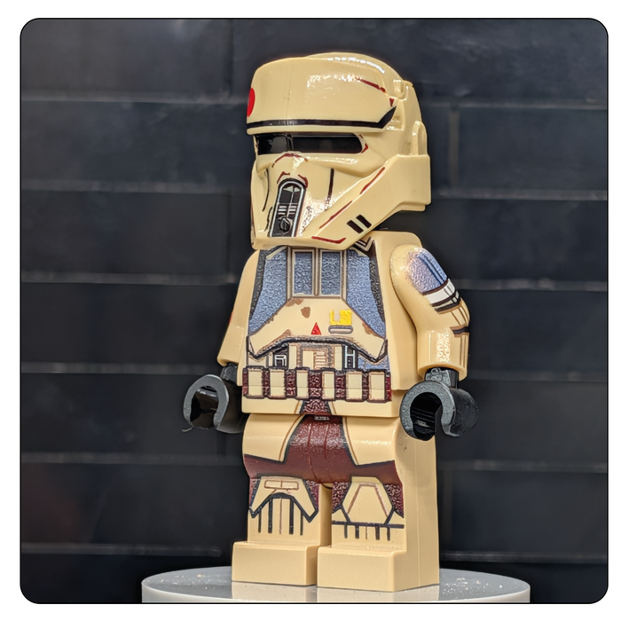 SW Customs Scarif Shoretrooper Captain 2026 Minifigure – Hall of Bricks