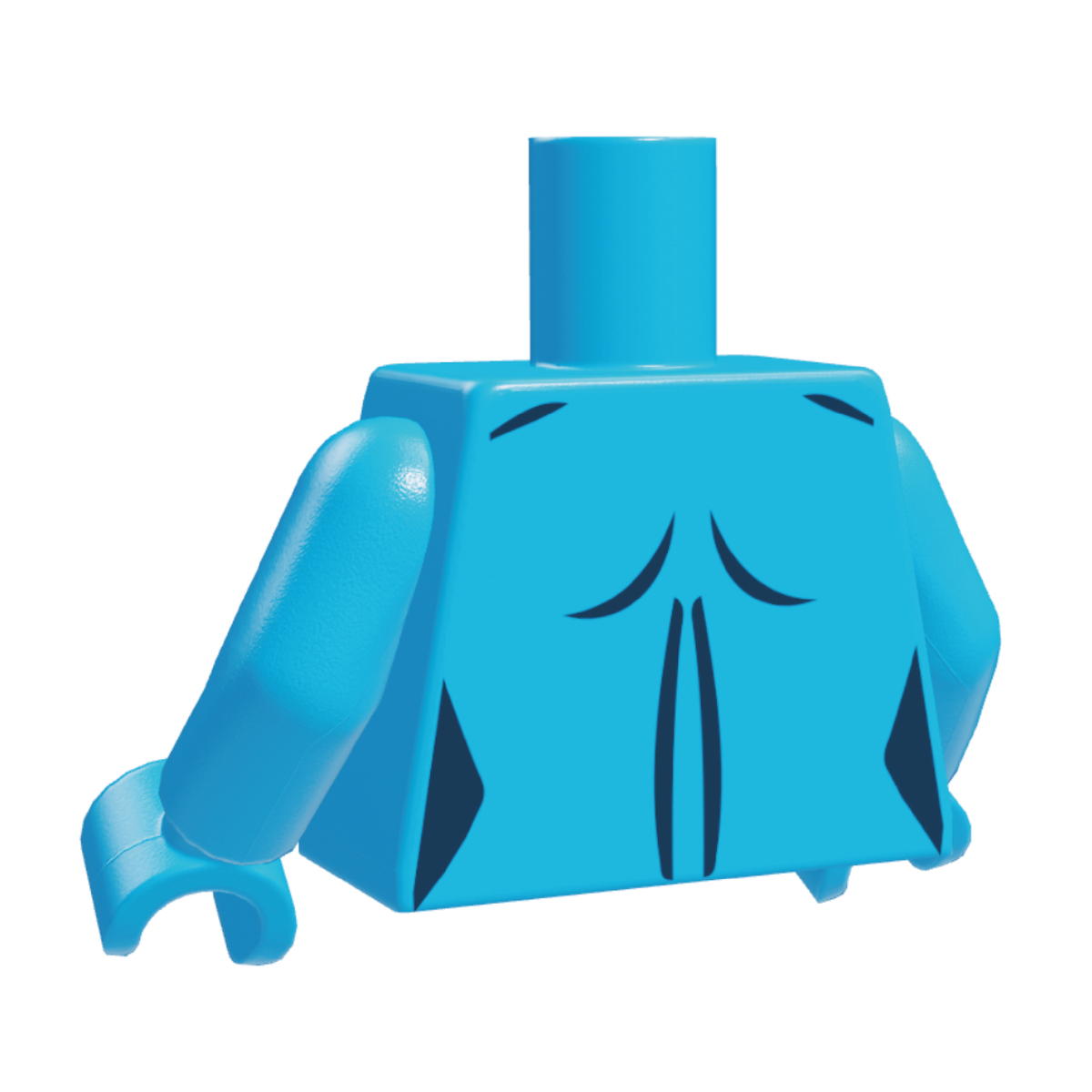 Twi'lek Boobies Torso Dark Azure – Hall of Bricks