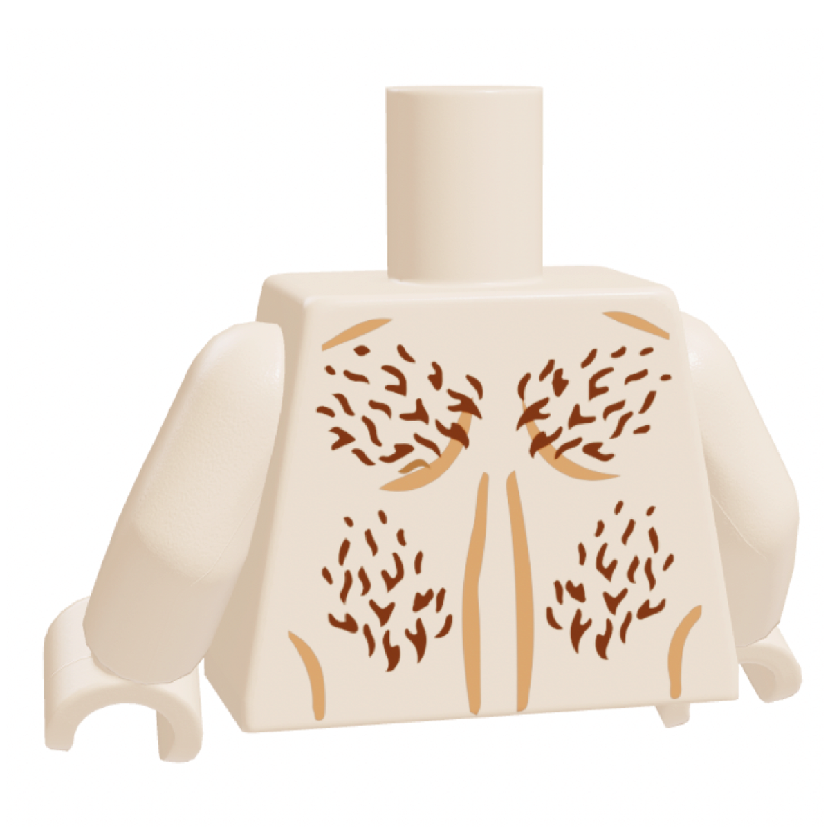 Fat & Hairy Torso Light Nougat – Hall of Bricks