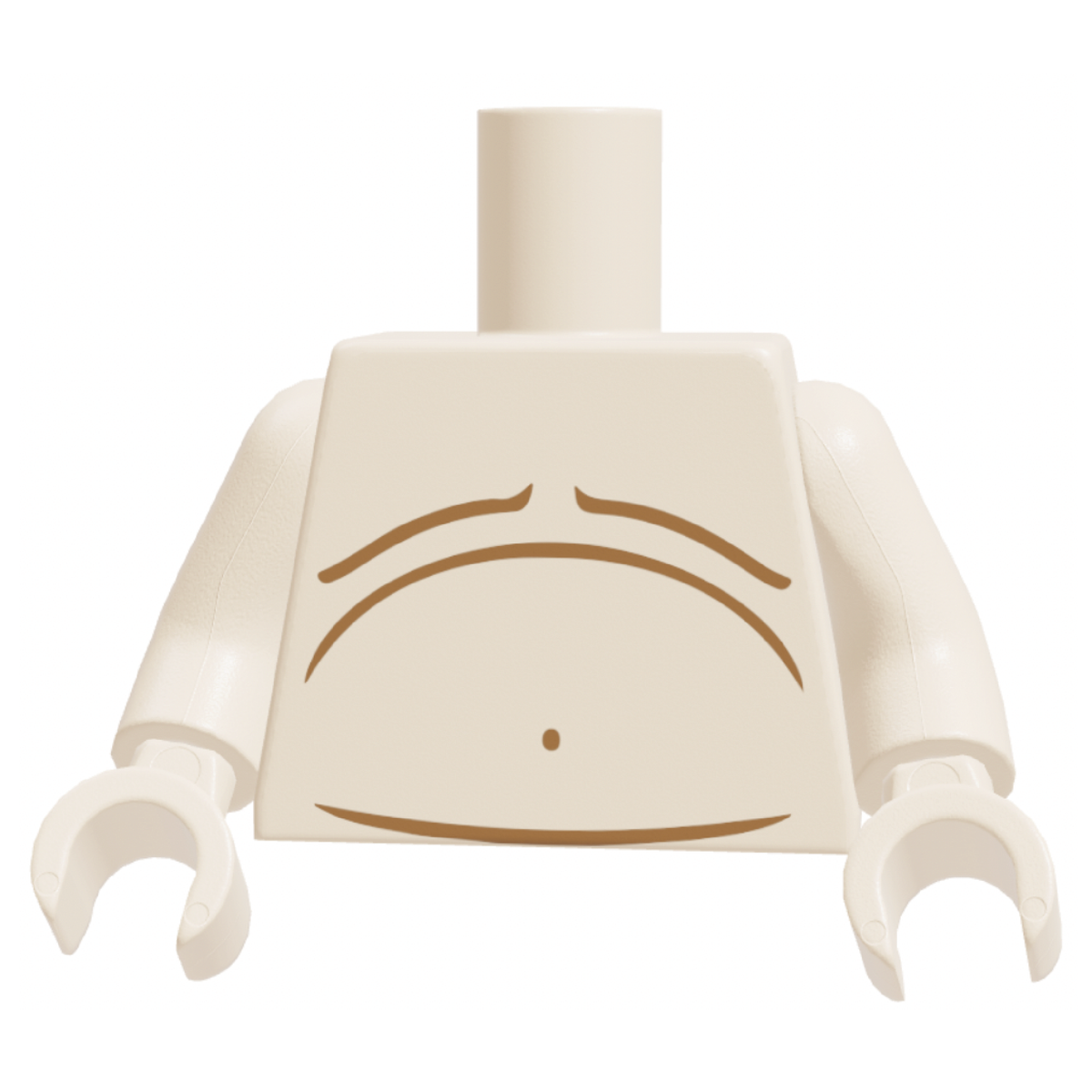Beer Belly Torso Light Nougat – Hall of Bricks