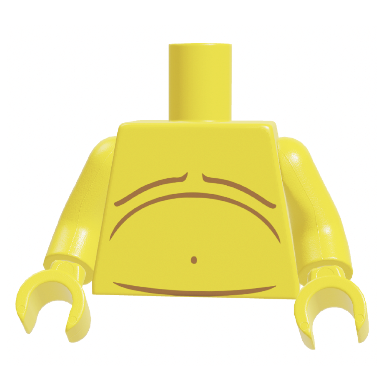 Beer Belly Torso Yellow | Hall of Bricks